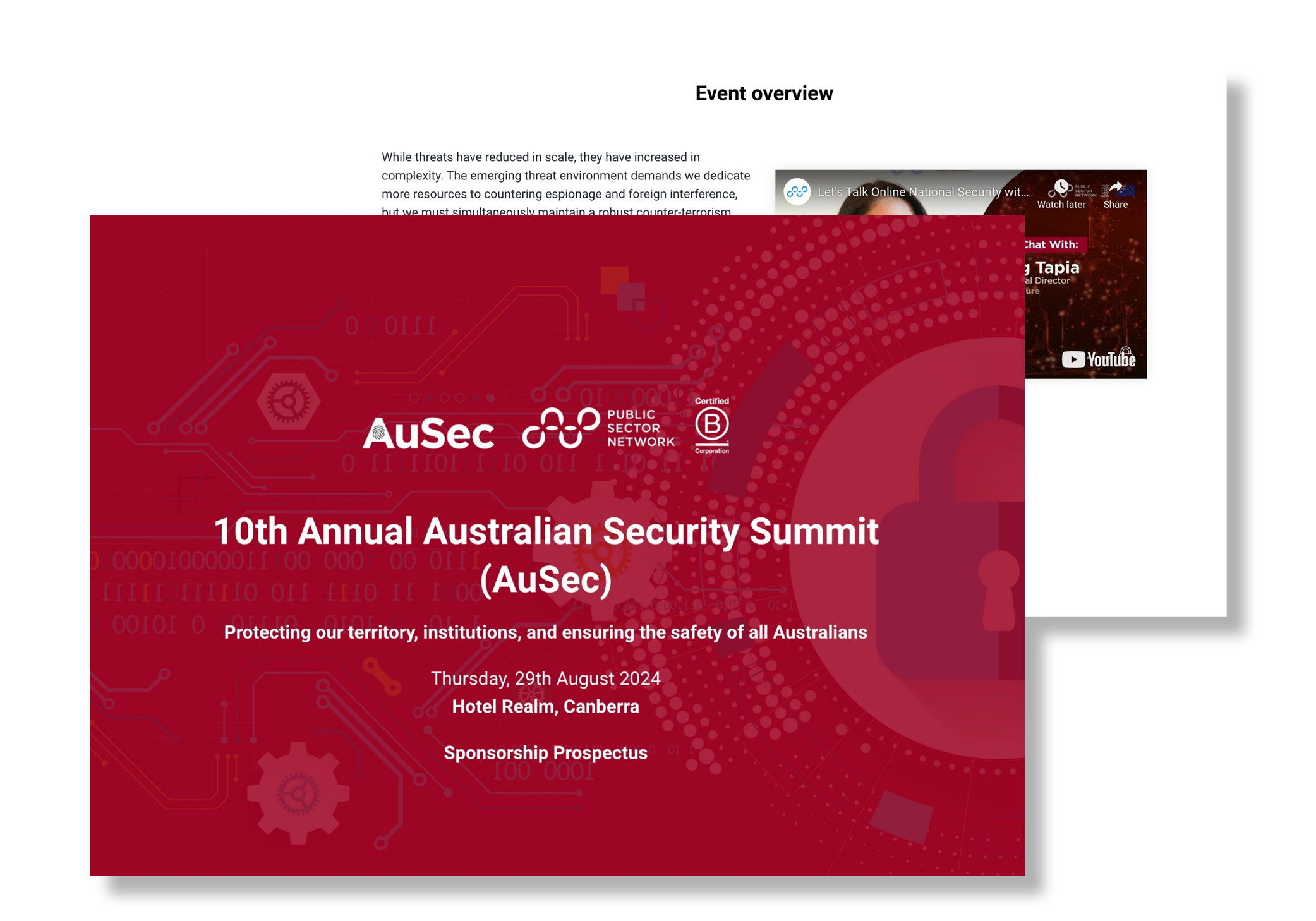 Australian Security Summit (AuSEC) 2024 Prospectus